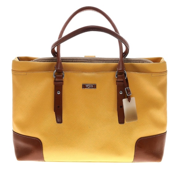 Tumi | Bags | Nwt Yellow Tumi Laptop Bag | Poshmark